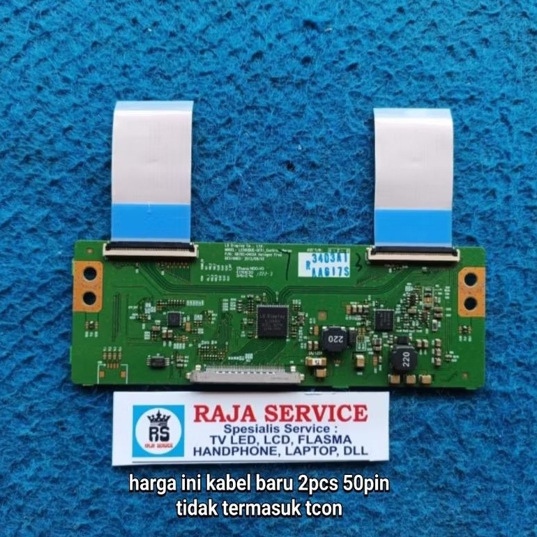 Jual KABEL BARU tv led LG 42LN5400 flaxible lvds dari tcon ke panel ...