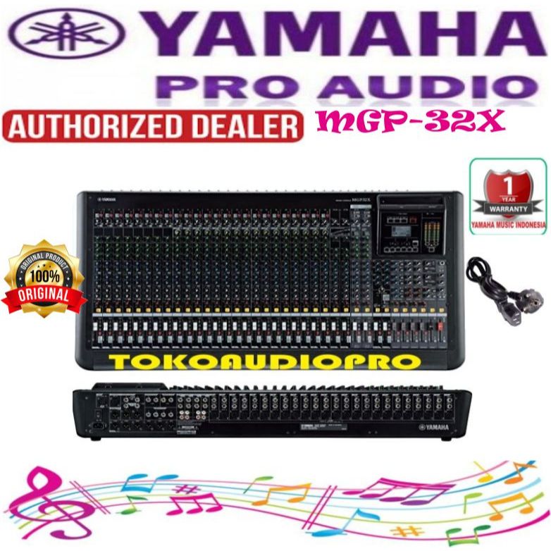 Jual Mixer Yamaha MGP32X 32-Channel Analog Mixer with Effect MGP-32x ...