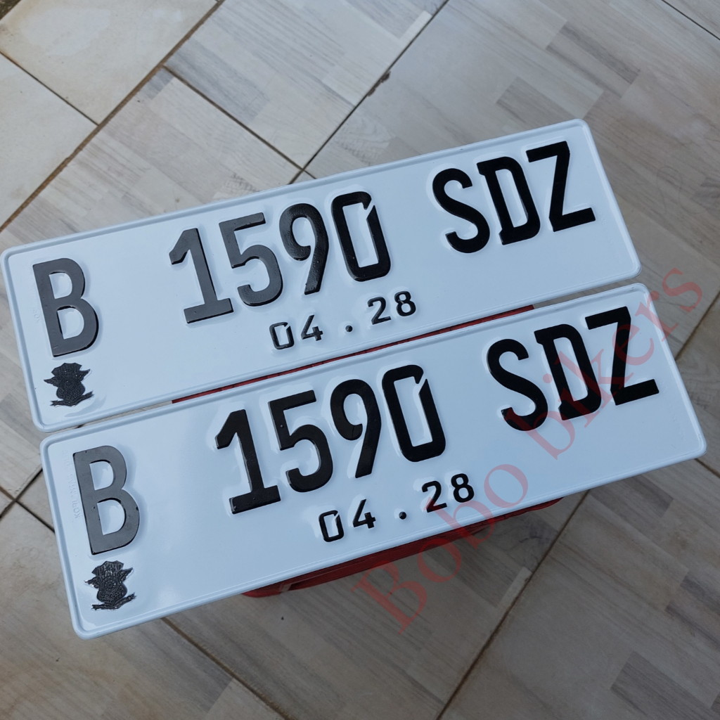 Jual Plat Nomor Mobil Putih Terbaru Plat Mobil Model Paling Baru PM08 ...
