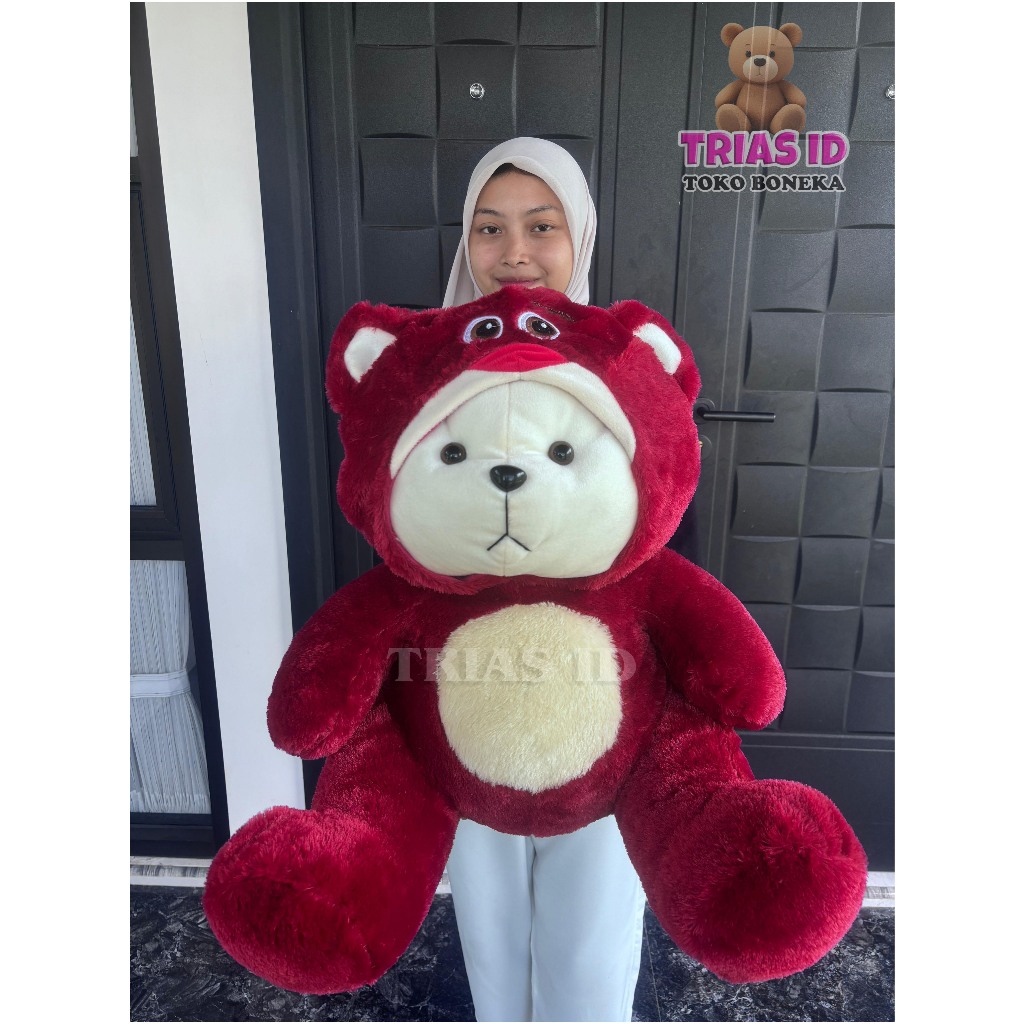 Jual Boneka Lotso Hodie Jumbo 70 cm Seri TOY Story Lotso Bear ...