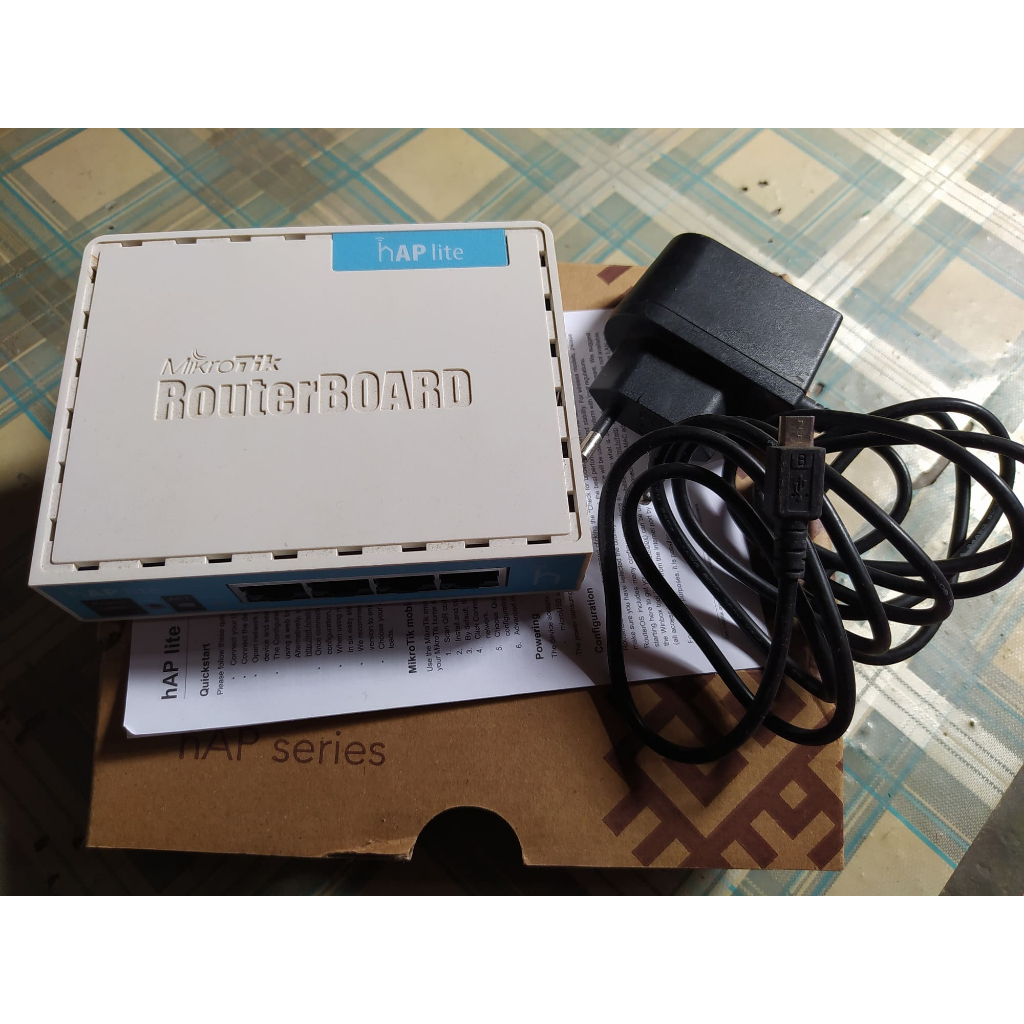 Jual Mikrotik hAP Lite RB941-2nD / RB941 Router Wireless Bekas LB Like ...