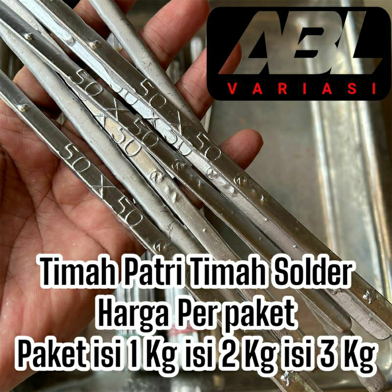 Jual Timah Patri Solder 50x50 Paket Isi 1 Kg 2 Kg Dan 3 Kg Paket Hemat ...
