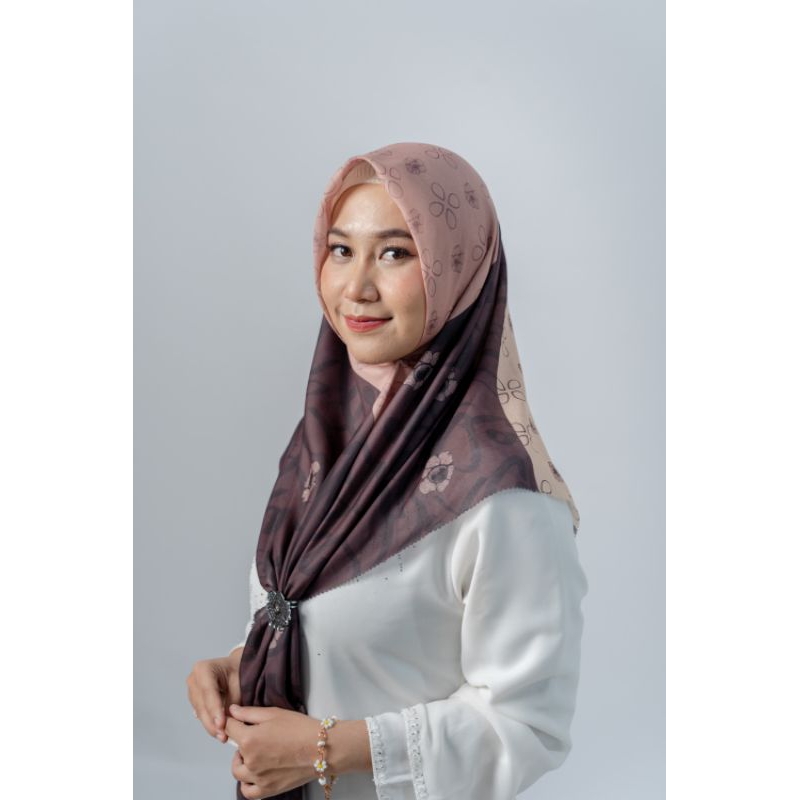 Jual hijab Voal motif rafflesia & batik besurek khas bengkulu ...