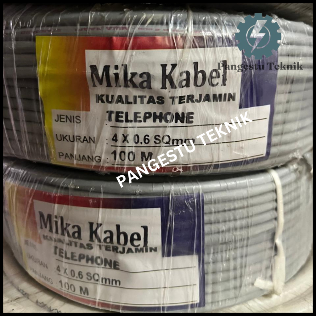 Jual Kabel Telepon / ITC 2 x 2 x 0.6 mm Mika 100METER / ITC isi 4 roll ...