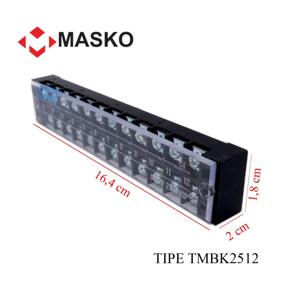 Jual Terminal Blok MASKO / Terminal Block Krustine / Terminal Sambungan ...