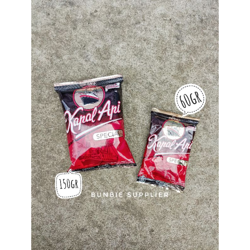 Jual Kopi Kapal Api SPESIAL 60gr / 150gr (PACK) | Kopi Bubuk | Shopee ...