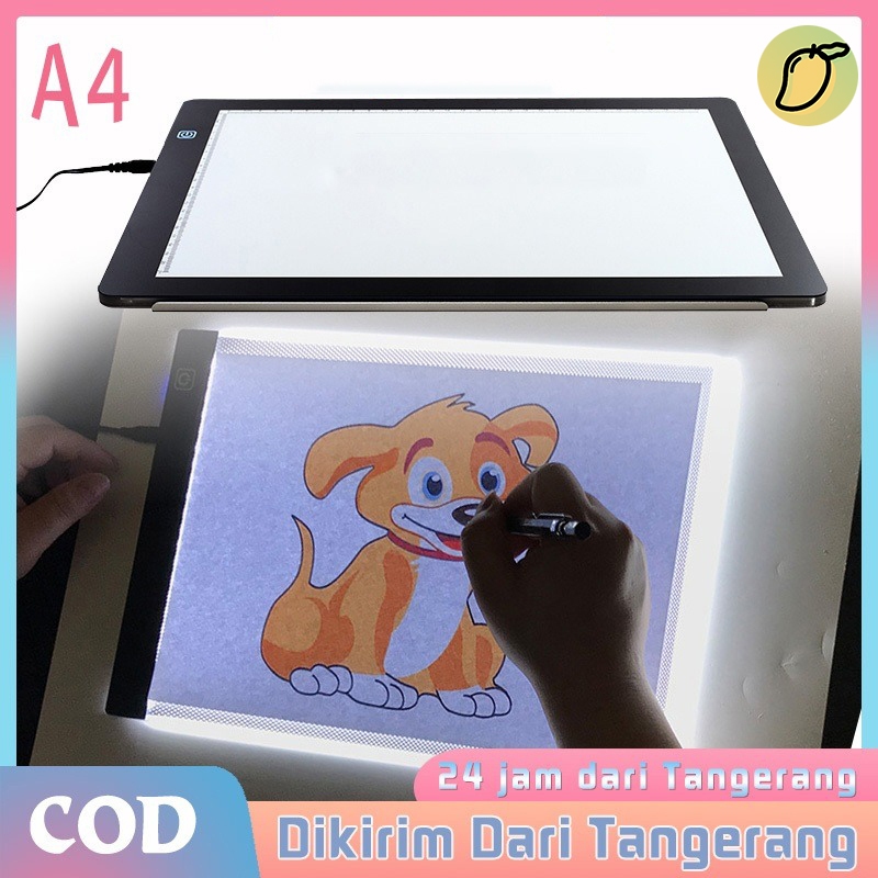 Jual A3/A4 LED Drawing Tracing Board Stensil Board Papan Jiplak Gambar ...