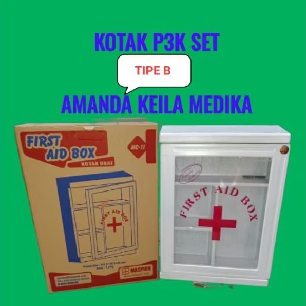 Jual First Aid Box P3K Set Tipe B / Kotak P3K Set Tipe B | Shopee Indonesia