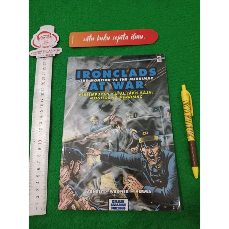 Jual Buku Komik Sejarah Perang : Pertempuran Kapal Lapis Baja Monitor ...