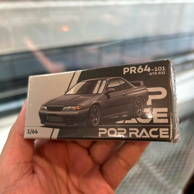 Jual POP Race - Nissan Skyline GTR R32 - Gun Grey Metallic Abu New ...