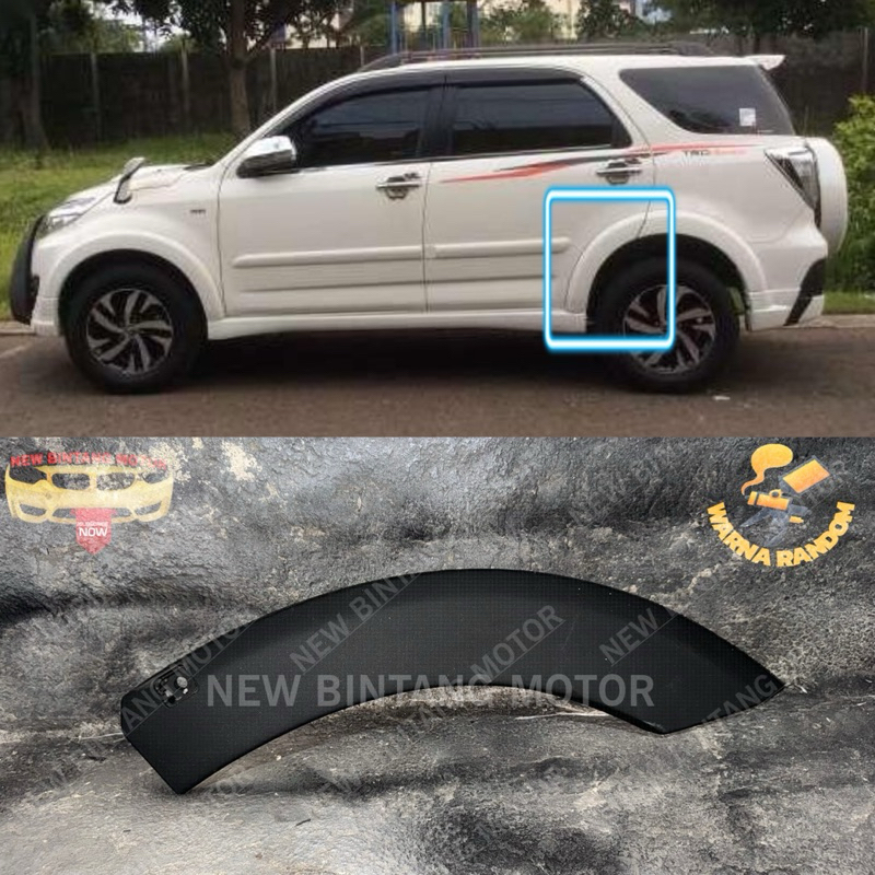 Jual Over fender belakang kiri pintu toyota rush terios 2010 2015 ...