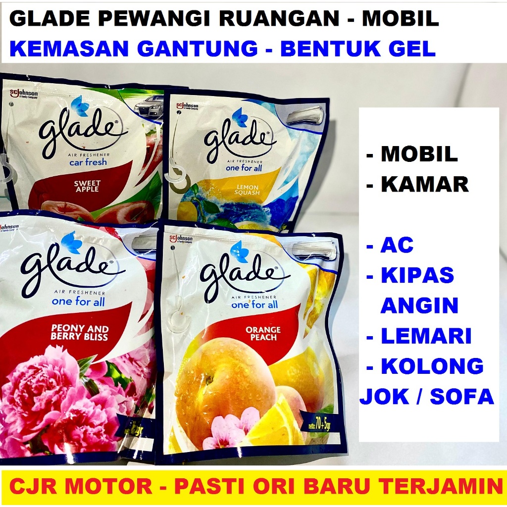 Jual Glade Gantung 70gr Parfum Gel Gantung AC Kipas Mobil Rumah Kamar | Shopee Indonesia