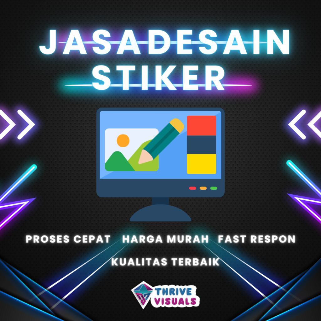 Jual Layanan Jasa Desain Stiker Kreatif & Unik | Custom untuk Berbagai ...