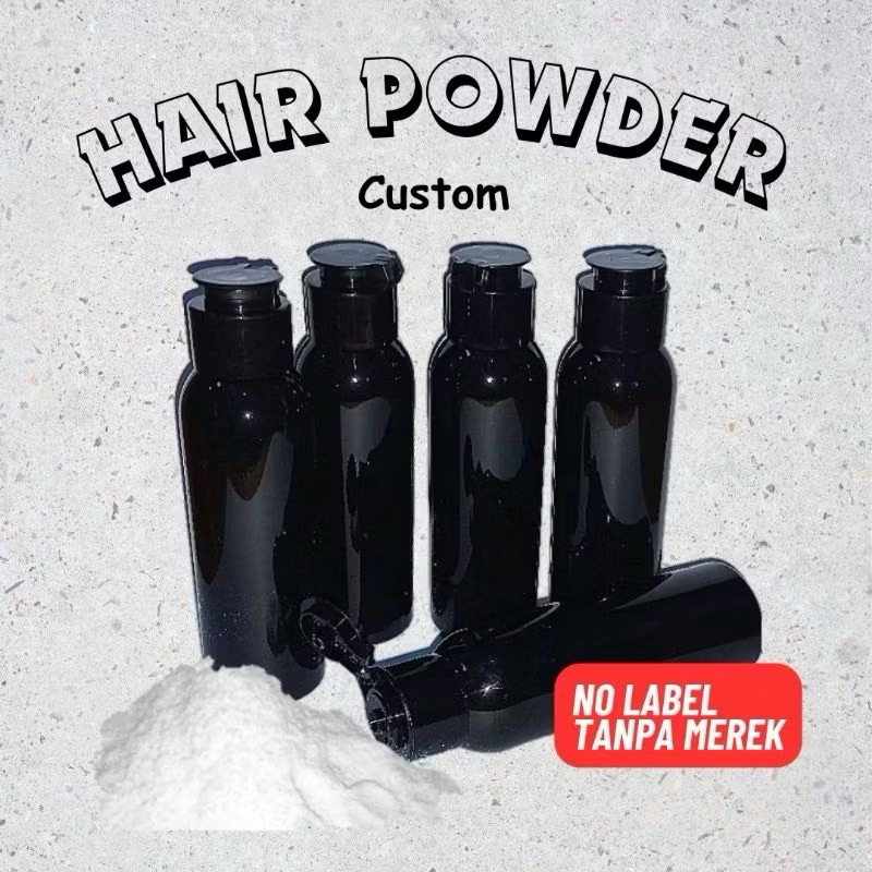Jual Hair Powder Rambut Polosan Tanpa Merek dan label Custom 20gram ...