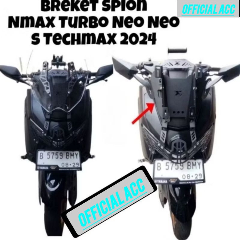 Jual Paket Breket Spion NMAX TURBO NEO S NEO TECHMAX 2024 X3 | Shopee ...
