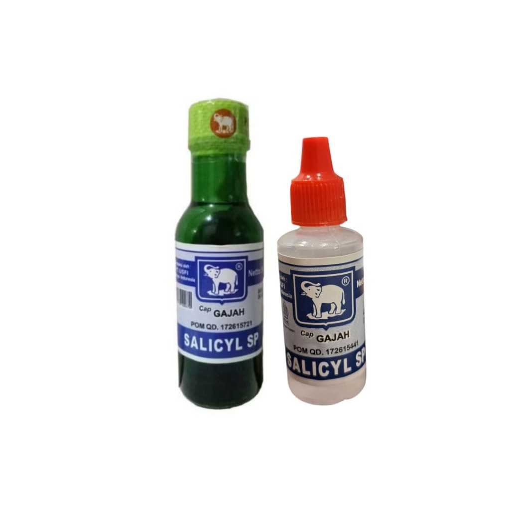 Jual Salicyl Spiritus Cap Gajah (Botol Kaca - 50ml / Botol Plastik ...