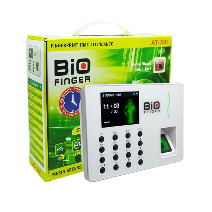 Jual Mesin Absensi Biofinger AT-501 - Fingerprint | Shopee Indonesia