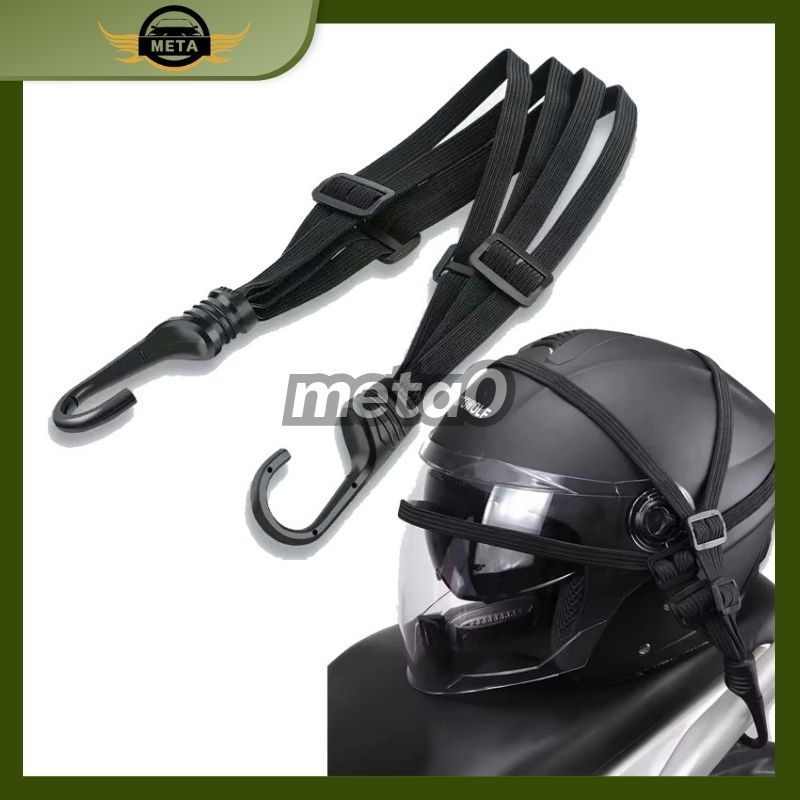 Jual [Meta] Tali Elastis Helm Motor Tali Bagasi Motor 60CM Jaring Helm ...