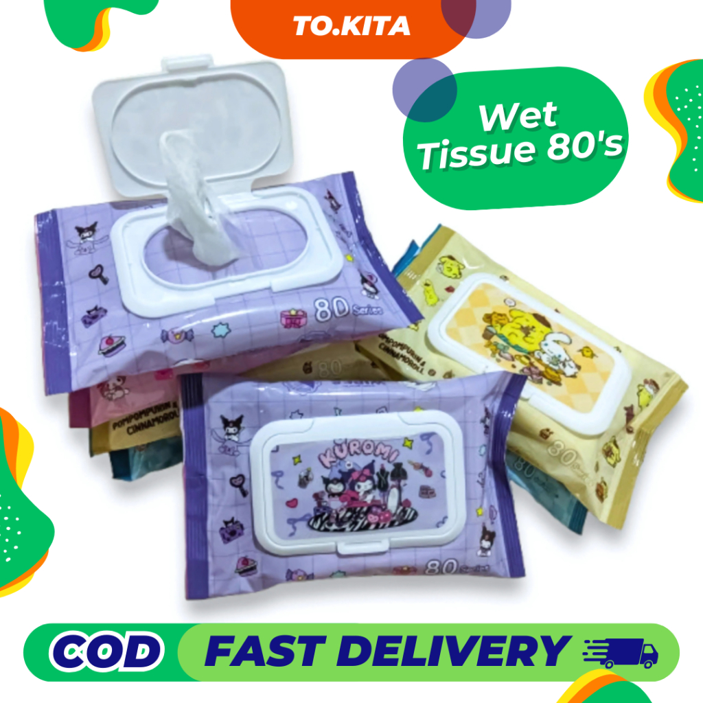 Jual TISSU TISU BASAH BAYI ISI 80 LEMBAR TISSUE BASAH BABY MURAH BABY ...