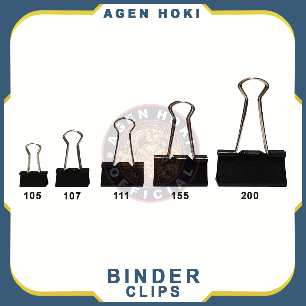 Jual Binder Clips Joyko No. 105 - Penjepit Kertas 1 Pack isi 12 Box ...