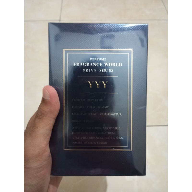 Jual Kode E Parfum Import Fragrance World Prive Series YYY 70 ml ...