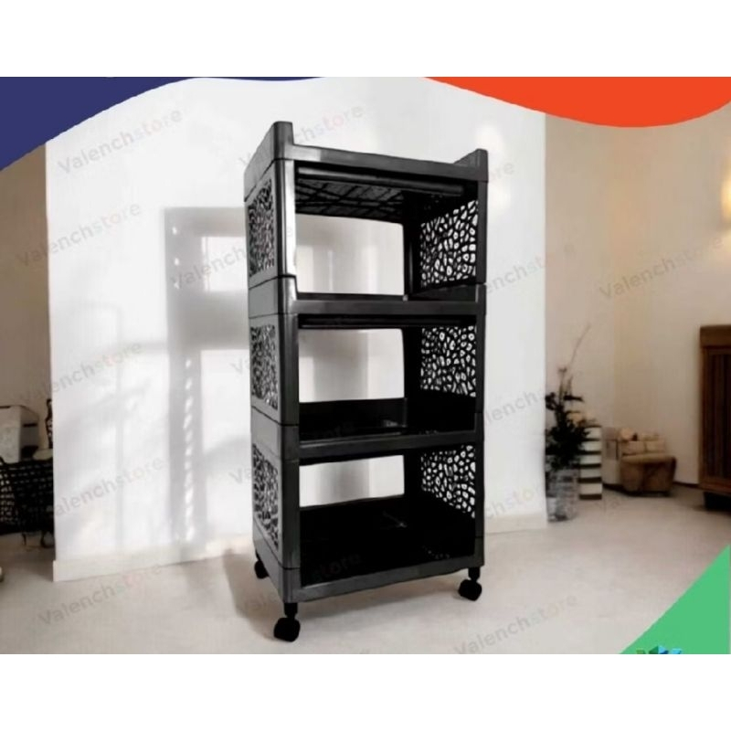 Jual RAK 4 SUSUN ADA RODA | Shopee Indonesia