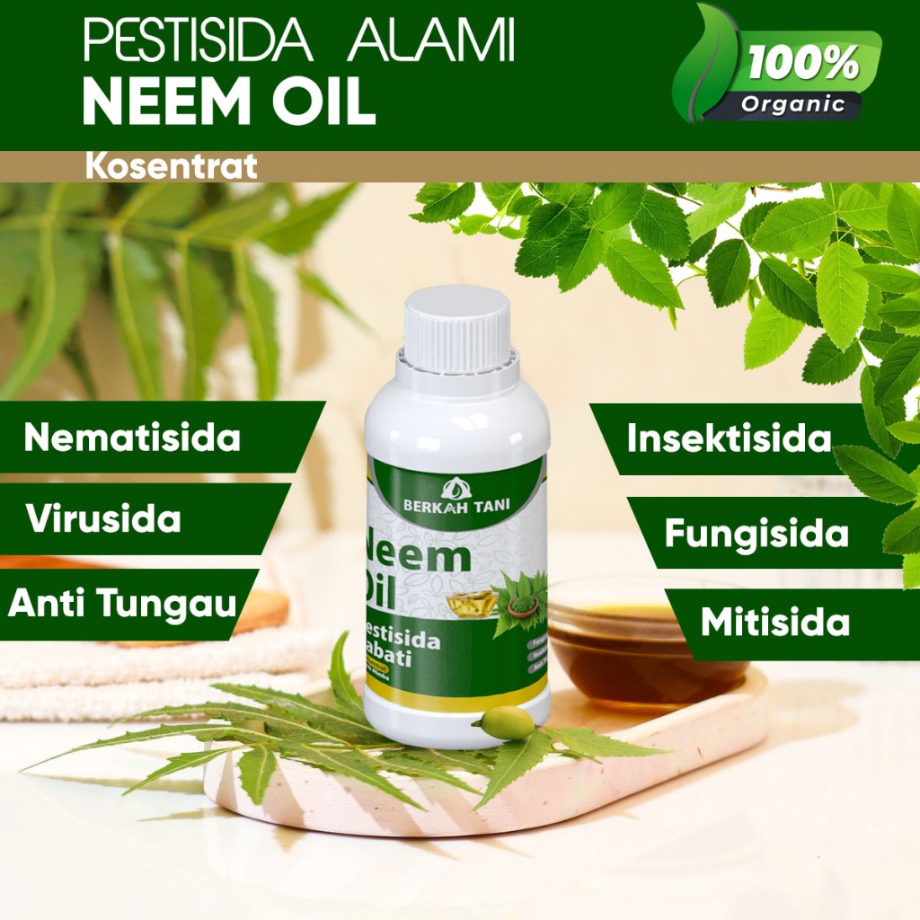 Jual Neem Oil/Minyak Mimba/Pestisida Nabati / Organik | Ekstrak Neem ...