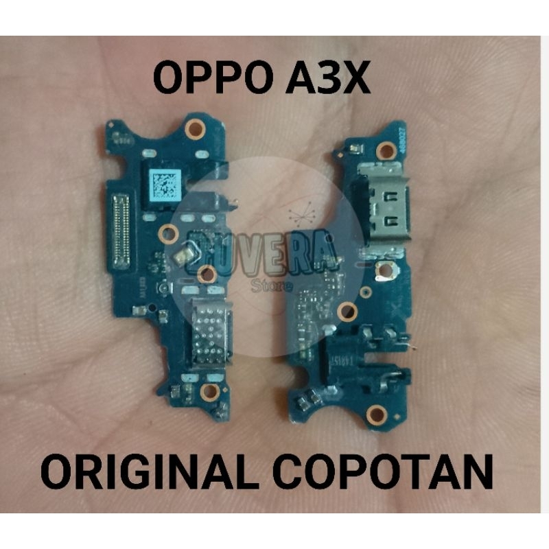 Jual konektor cas papan charger Oppo a3x original copotan ada IC + mic bukan kw | Shopee Indonesia