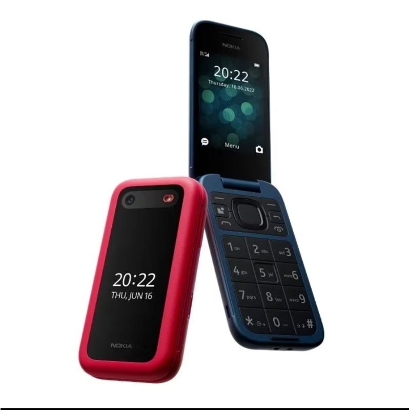 Jual Handphone Nokia Lipat 2660 flip Dual SIM Crad | Shopee Indonesia