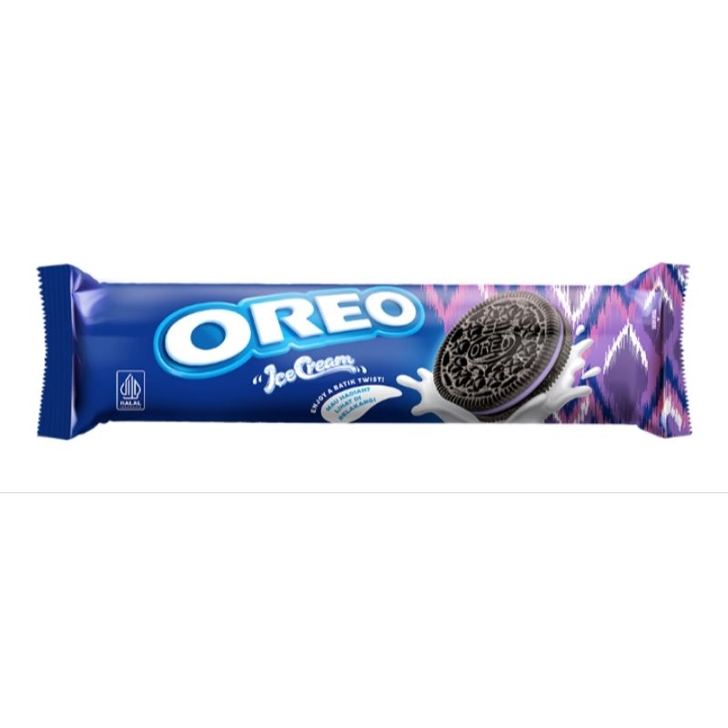 Jual Oreo biskuit rasa blueberry ice cream 119,6 gram | Shopee Indonesia