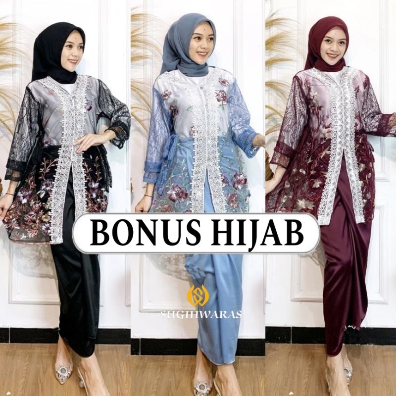 Jual [NEW ARRIVAL] One Set Wanita Kekinian Maiza Tulle Gardenia Warna ...