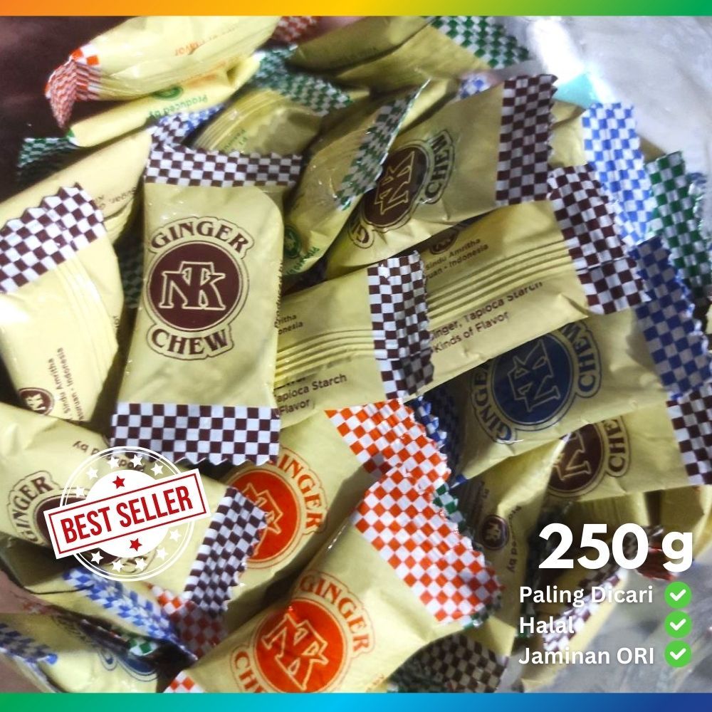 Jual Permen Jahe 250g Sin A NTK Isi 60 TERLARIS Ginger Chew Jajanan ...