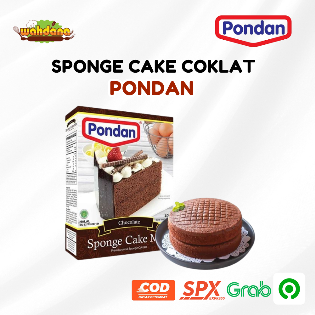 Jual Pondan Sponge Cake Coklat 400gr | Shopee Indonesia