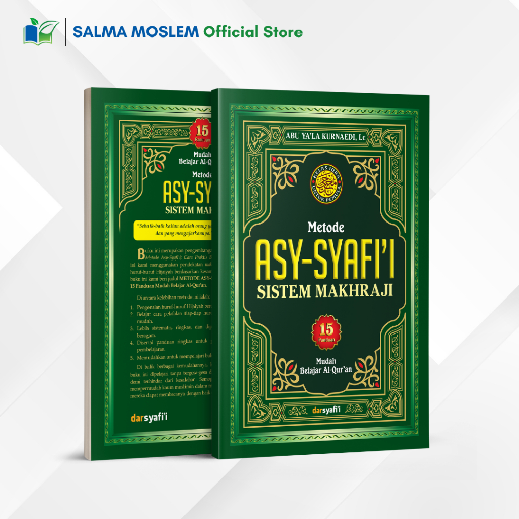 Jual Buku Metode Asy Syafii Sistem Makhraji Mudah Belajar Al Quran ...