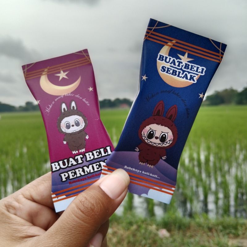 Jual Amplop lebran bentuk permen 1 pak isi 12pcs edisi LABUBU / Amplop ...