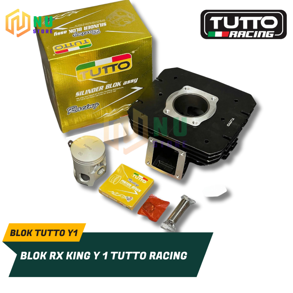 Jual BLOK RX KING Y1 BY TUTTO RACING | BLOK RXKING | Shopee Indonesia