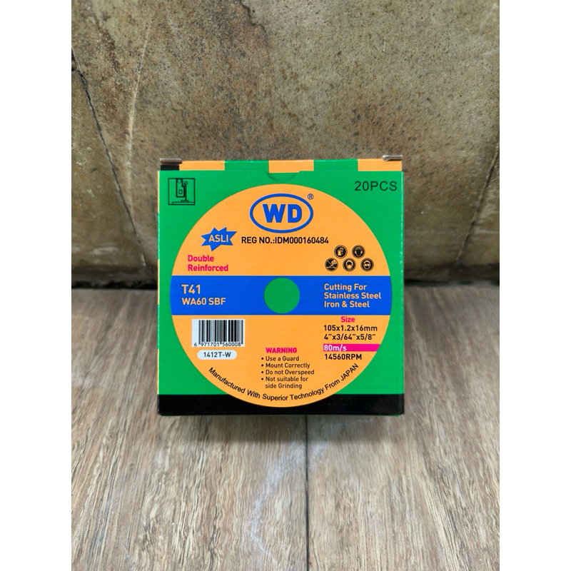 Jual Mata Gerinda Potong WD 1 Pack Isi 20 pcs | Batu Potong Gerinda WD ...