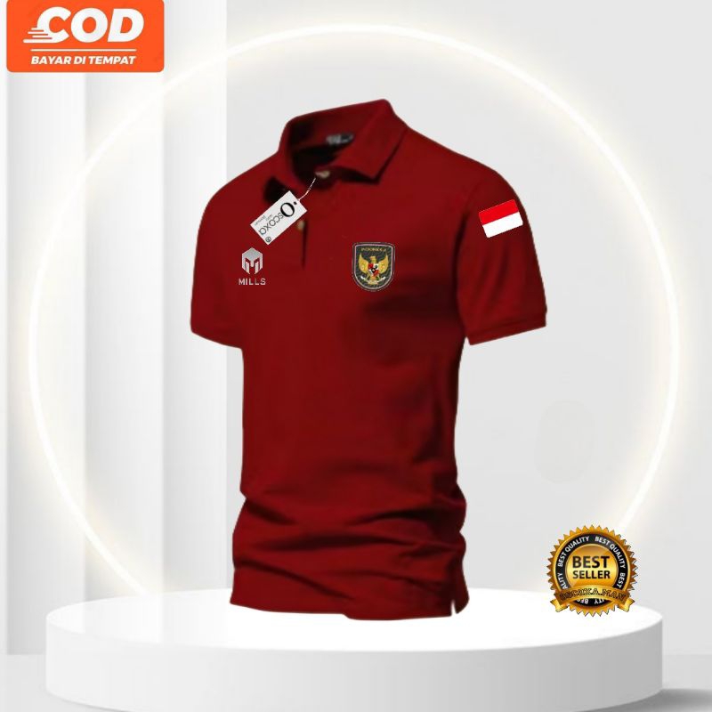 Jual Kaos timnas Indonesia Polo shift baju kaos polo INDONESIA original ...