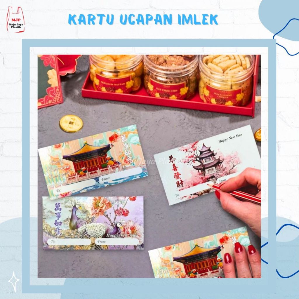 Jual Label hang Tag Ucapan Imlek Best Seller Design Unik Hang Tag ...