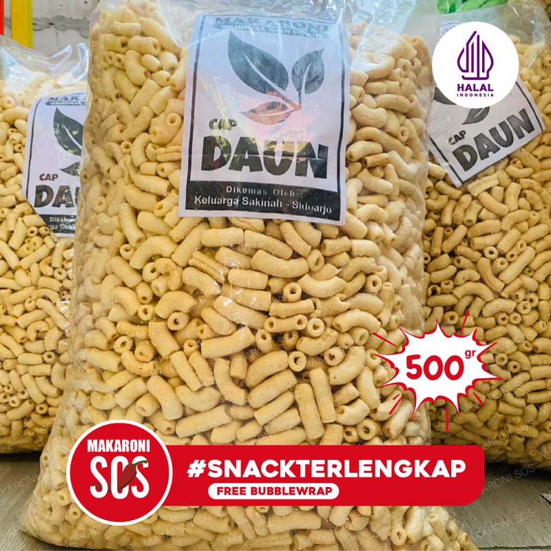 Jual Makaroni Original Asin Mekar 500Gr | 1/2Kg Snack Makaroni Goreng ...