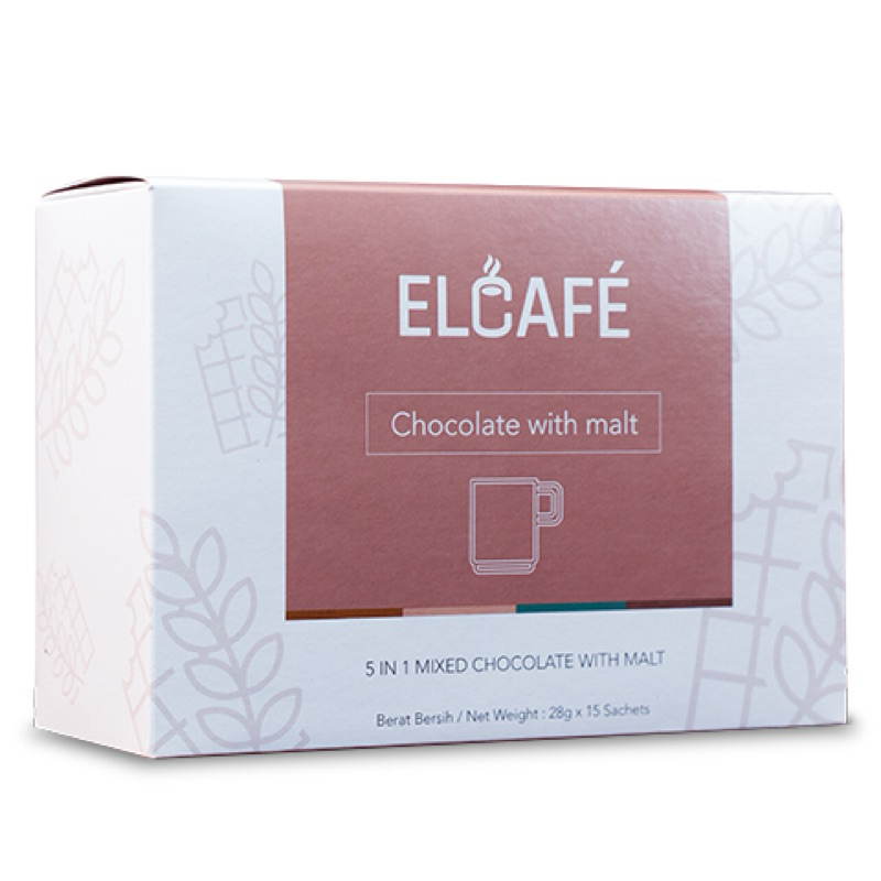 Jual Elcafe Chocolate with Malt 15 Sachets | Shopee Indonesia