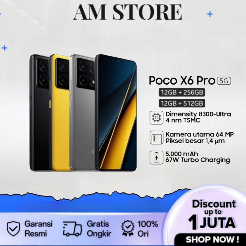 Jual Poco X6 Pro Smartphone 5G | Shopee Indonesia