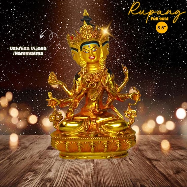 Jual Rupang/Patung Arca Namgyalma / Ushnisa Vijaya Kuningan 8,5" Full ...