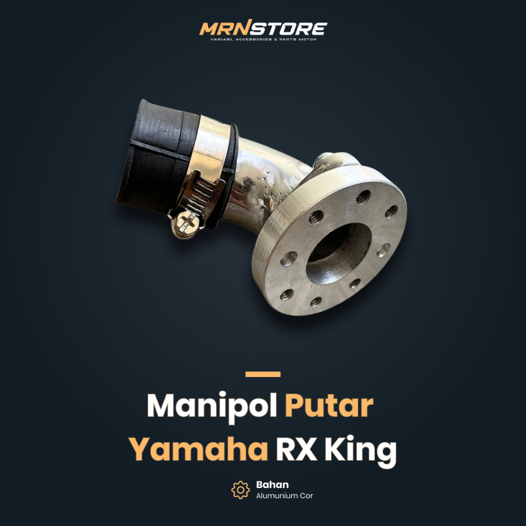 Jual MANIPOL MANIFOLD YAMAHA RX KING PUTAR, MANIFOL KARBURATOR RX ...