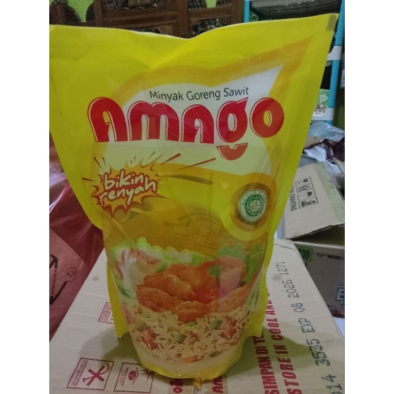 Jual minyak goreng refill amago 2 liter | Shopee Indonesia