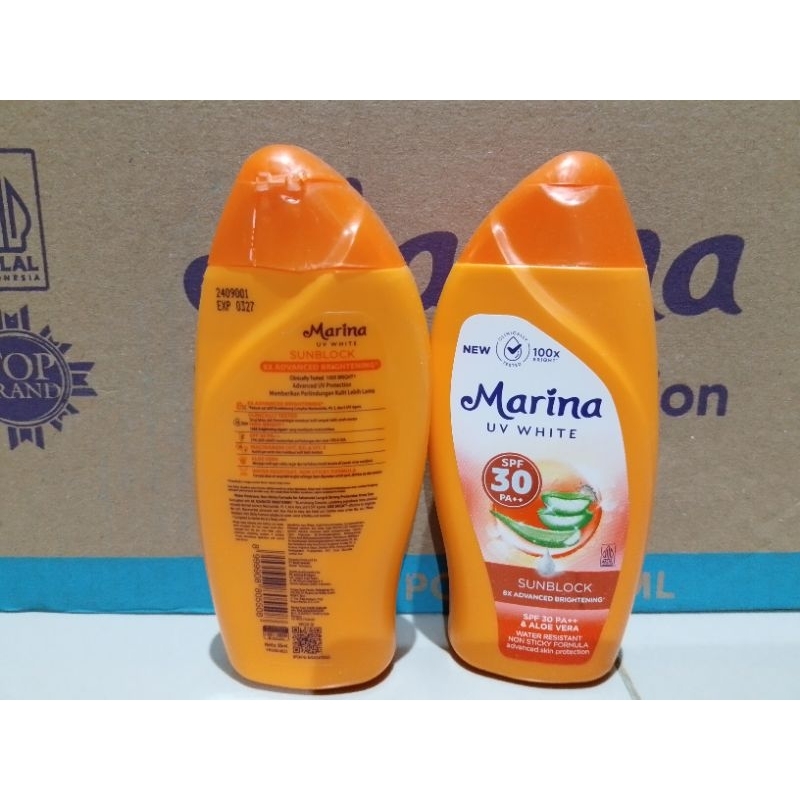 Jual Sunblock Marina UV White Spf 30 PA+++ | Shopee Indonesia