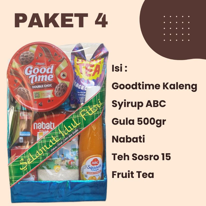 Jual Parcel Lebaran paket 4 Parcel lebaran murah || hampers lebaran ...