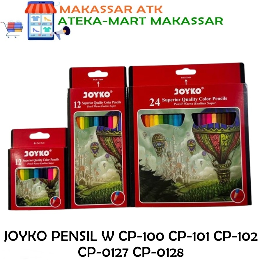 Jual [1PCS] JOYKO PENSIL WARNA CP-100 CP-100 CP-102 | Shopee Indonesia
