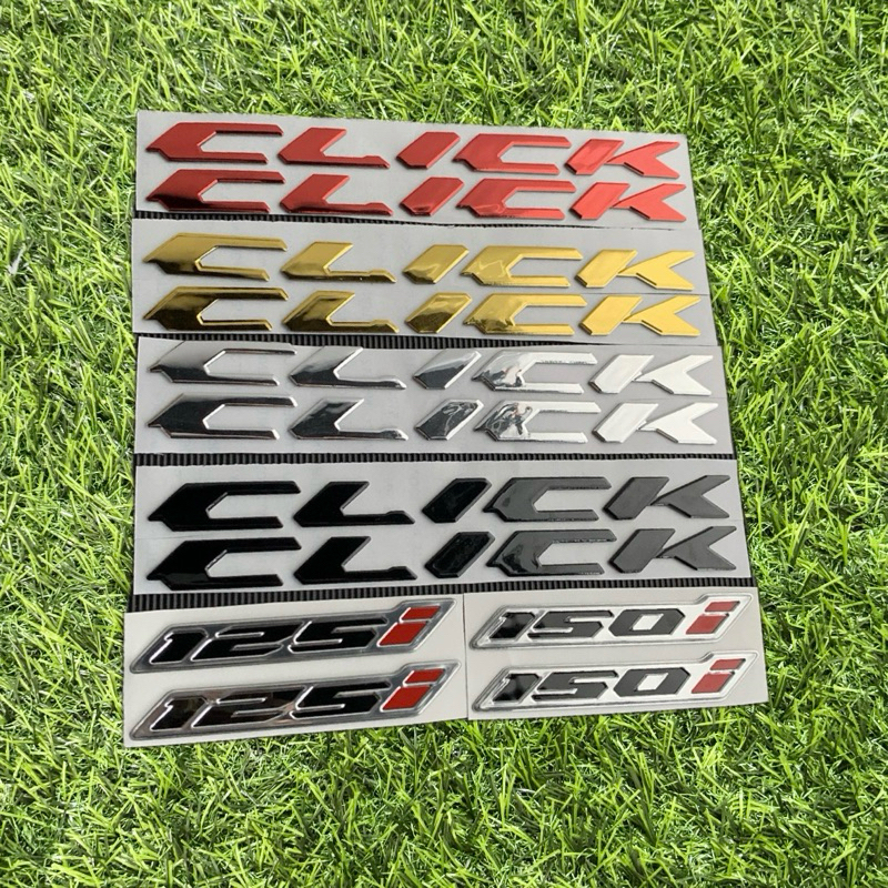 Jual Emblem Click 125i 150i Stiker Logo Timbul Vario 125 New Old 160 ...