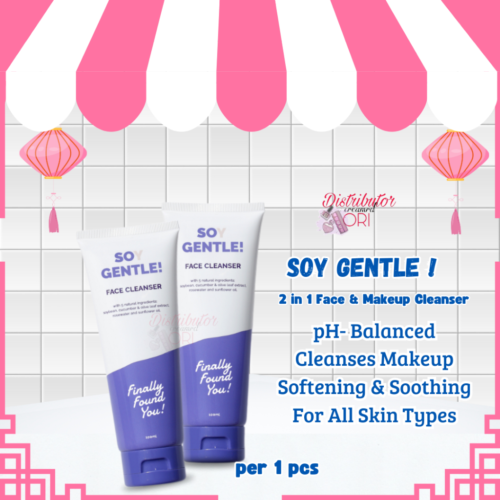 Jual Finally Found You! Soy Gentle Face Cleanser - 2in1 Makeup Remover ...
